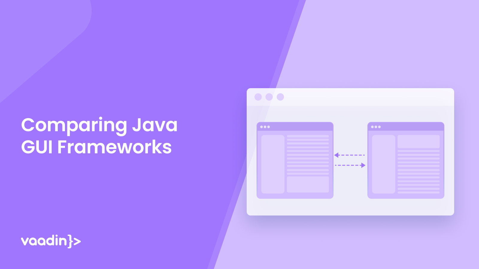 Comparing Java GUI frameworks: Vaadin, JavaFX, and Swing | Vaadin